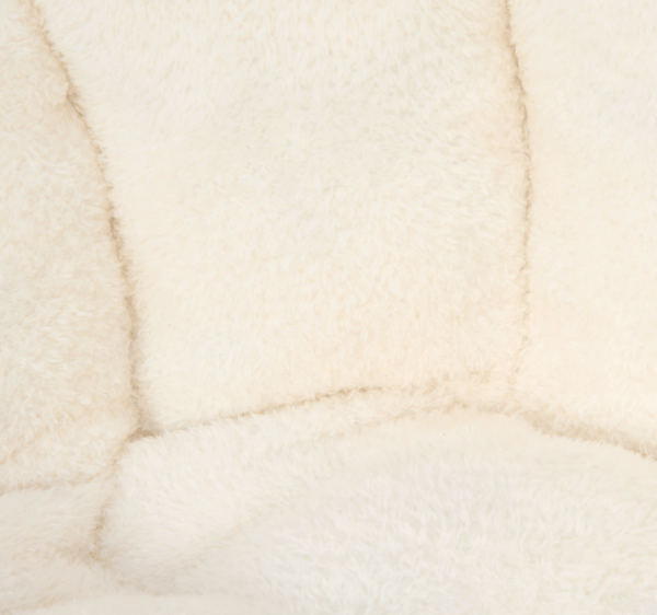 Little Dutch vaikiškas fotelis „Teddy Soft White“ – Littlefoxy.lt